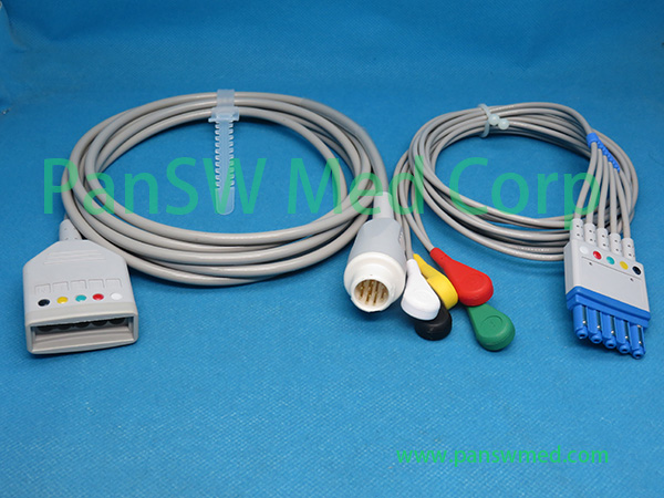 compatible Philips IntelliVue MX850 patient monitor ECG cable